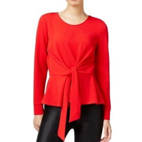 Tops | Elegant Red Top | Poshmark